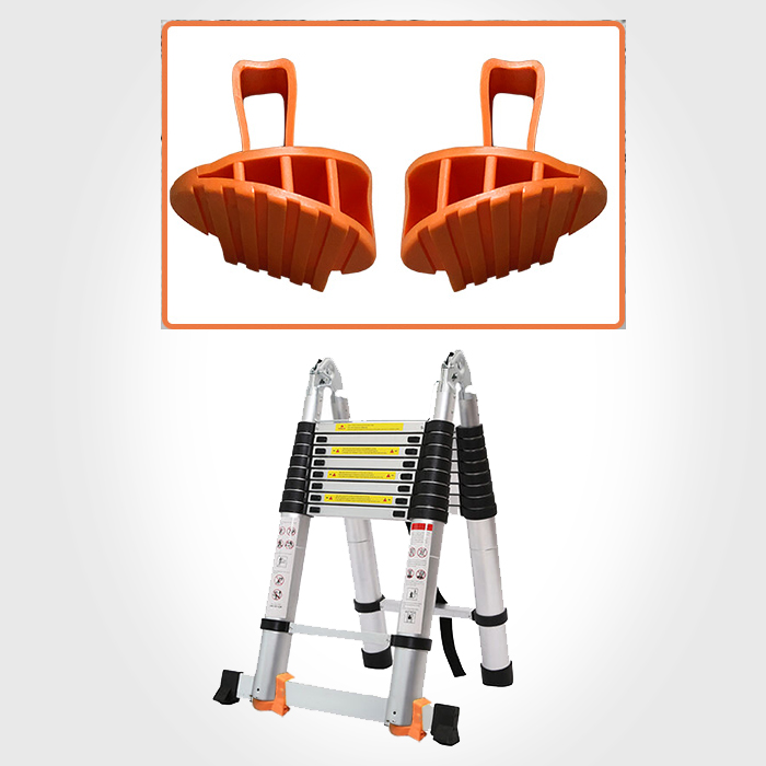 escabeau télescopique 5M/2M50, en aluminium, avec sa housse, plateforme ...